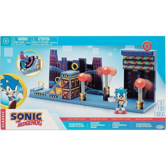 Jakks Pacific | Toys | Sonic The Hedgehog Studiopolis Zone Playset With ...